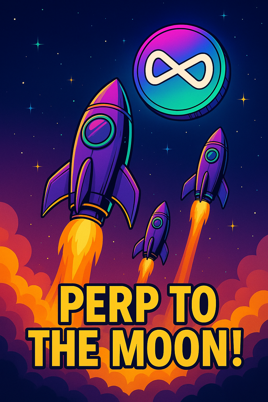 PERP Rockets to Moon - PERPETUAL Meme